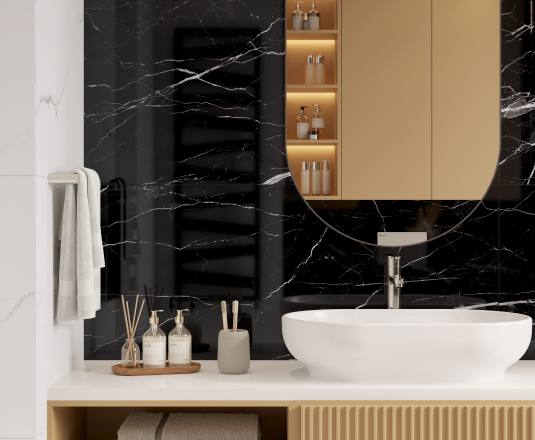 Купить Flash black Керамогранит черный Полированный по цене 2 990 ...
