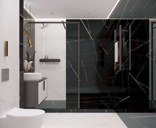 Купить Lawa black Керамогранит черный Полированный по цене 1 190 рублей в интернет-магазине Laparet