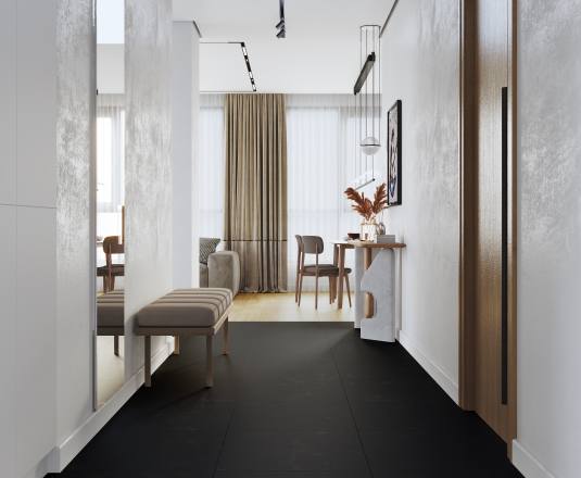 Купить Evolution nero Керамогранит чёрный Матовый Карвинг по цене 2 390 рублей в интернет ...