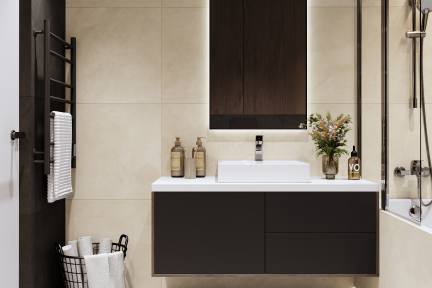 Купить Evolution crema Керамогранит кремовый 59,5х119,1 Матовый Карвинг по цене 2 690 рублей в ...