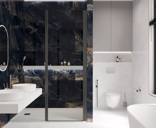 Купить Interstellar black Керамогранит чёрный полированный по цене 4 490 рублей в интернет ...